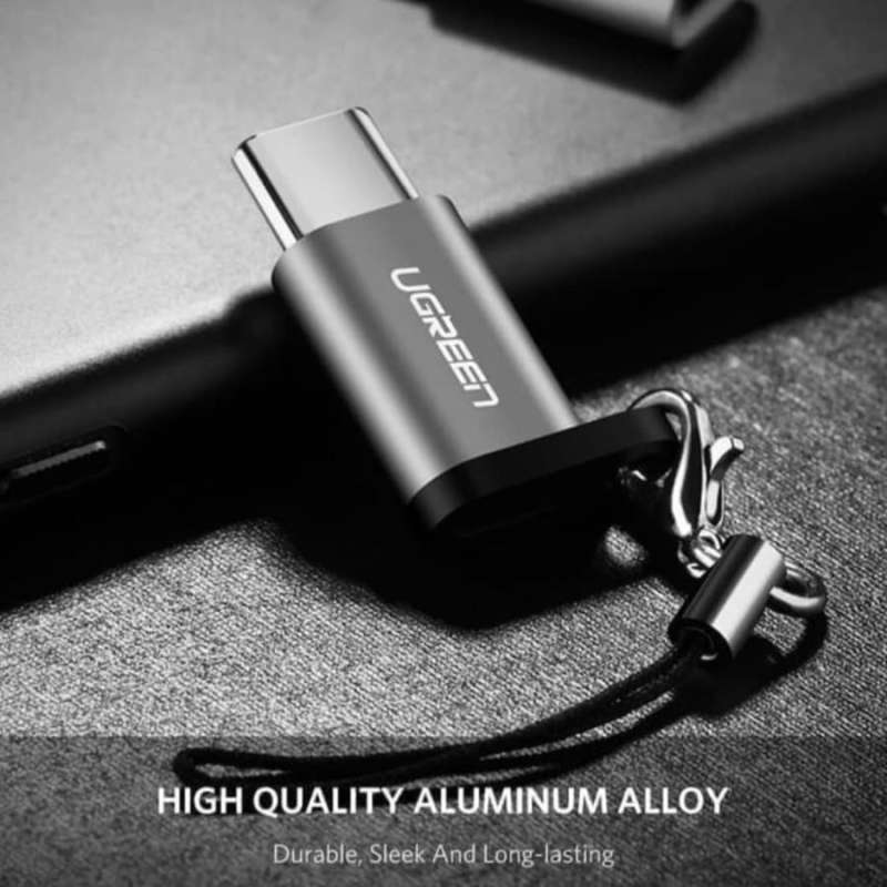 Jual Ugreen Converter Micro Usb Adapter Female To Type C With Keychain ...