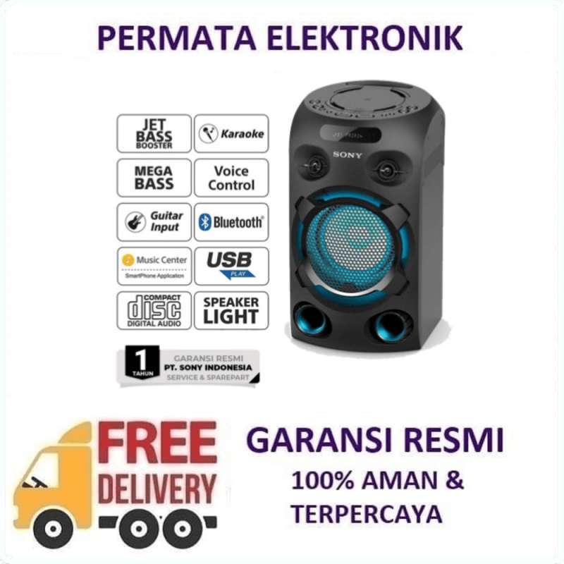 Jual Sony Mhc-v02 High Power Bluetooth Audio System Mhcv02 Speaker Kode ...