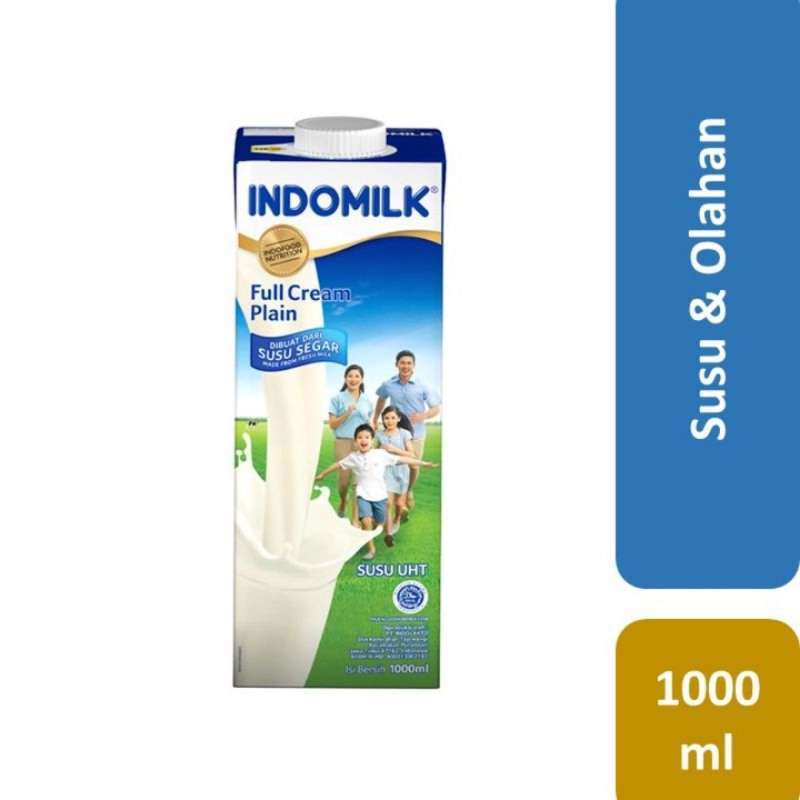 Promo Susu Indomilk Uht Kemasan 1 Liter All Varian - Full Cream Diskon ...
