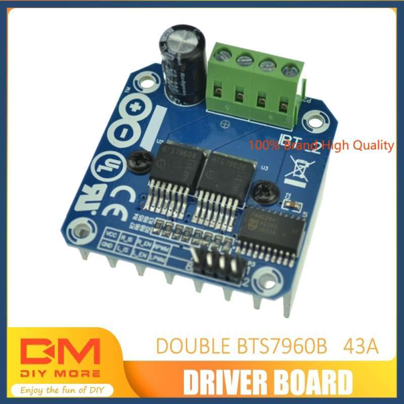 Jual Motor Driver Semikonduktor bts7960b btn7960 43A H-Bridge PWM untuk ...