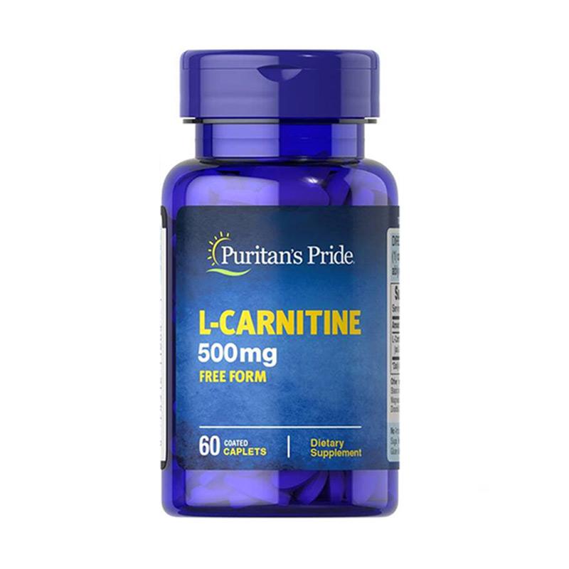 Promo Puritan’s Pride L-carnitine 500mg 60 Kaplet Obat Diet Pelangsing ...