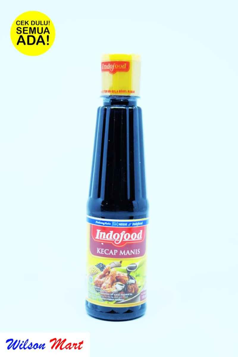 Jual INDOFOOD KECAP MANIS 135 ML BOTOL di Seller Wilson Mart Official ...