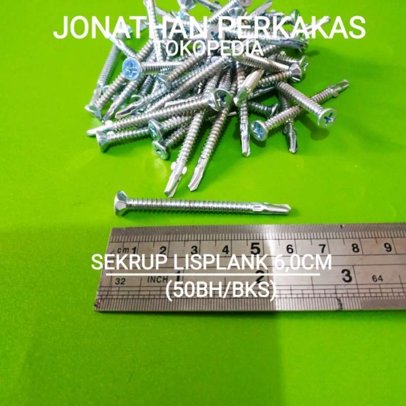 Jual Sekrup Lisplang 6cm/baut Lisplang 6cm/paku Lisplang 6cm/ 50bh/bks ...
