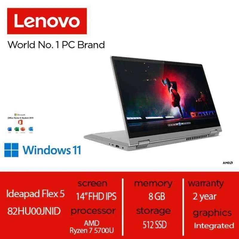 Promo LENOVO Laptop IdeaPad Flex 5 / AMD Ryzen 7 / 8GB RAM / 512GB SSD ...