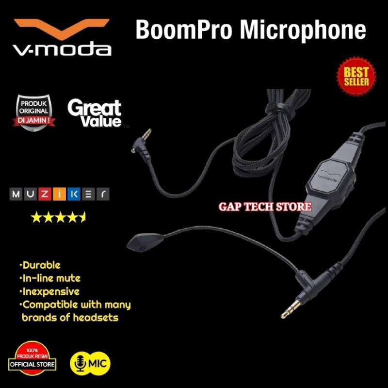 Promo V Moda Boompro / Boom Pro Microphone Cable Original Diskon 11% di ...