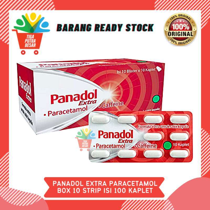 Promo PANADOL MERAH EXTRA PARACETAMOL 500 MG BOX 10 STRIP ISI 100 ...