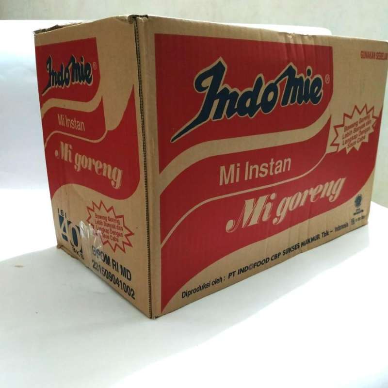 Jual Indomie Goreng 1 Carton isi 40 bks. ( Indomi Goreng 1 dus | Indomi ...