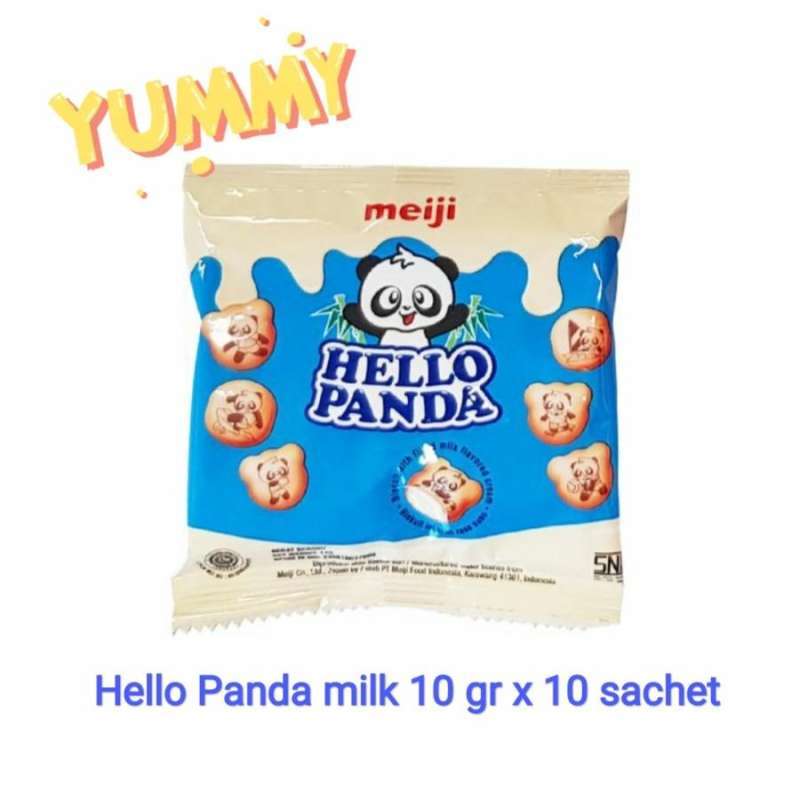 Jual hello panda biskuit milk 10 gr x 10 bungkus di Seller best mart ...