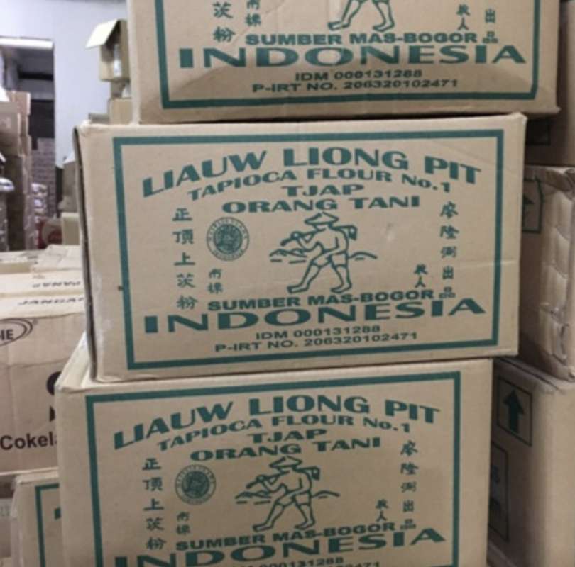 Jual Sagu Liong Pit 1dus 1/2 kg 20 bungkus / Sagu Tani Liongpit 500g ...