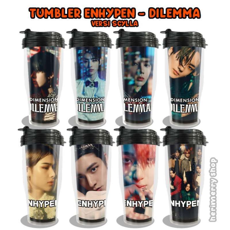 Jual Tumbler ENHYPEN Dilemma versi Scylla - Merchandise KPOP Unoff ...