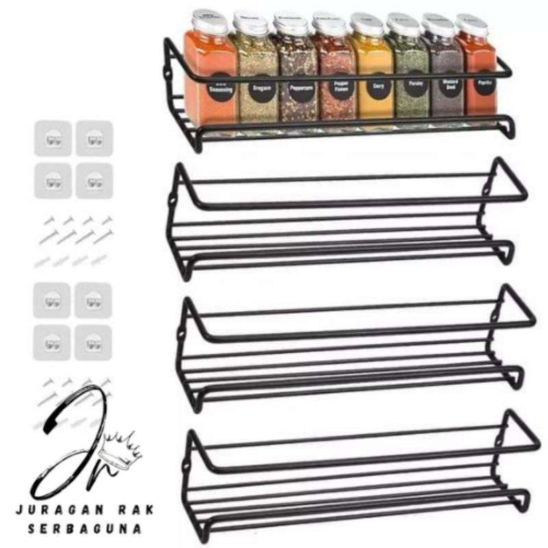 Jual RAK BUMBU BOTOL KITCHEN SET DAPUR MINIMALIS di Seller JURAGAN RAK ...
