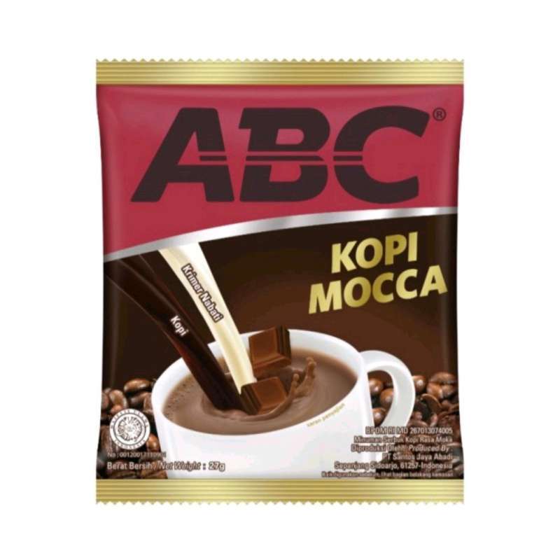 Jual Kopi ABC Kopi Mocca (isi 10 Sachet) di Seller shukoshop - Pasir ...
