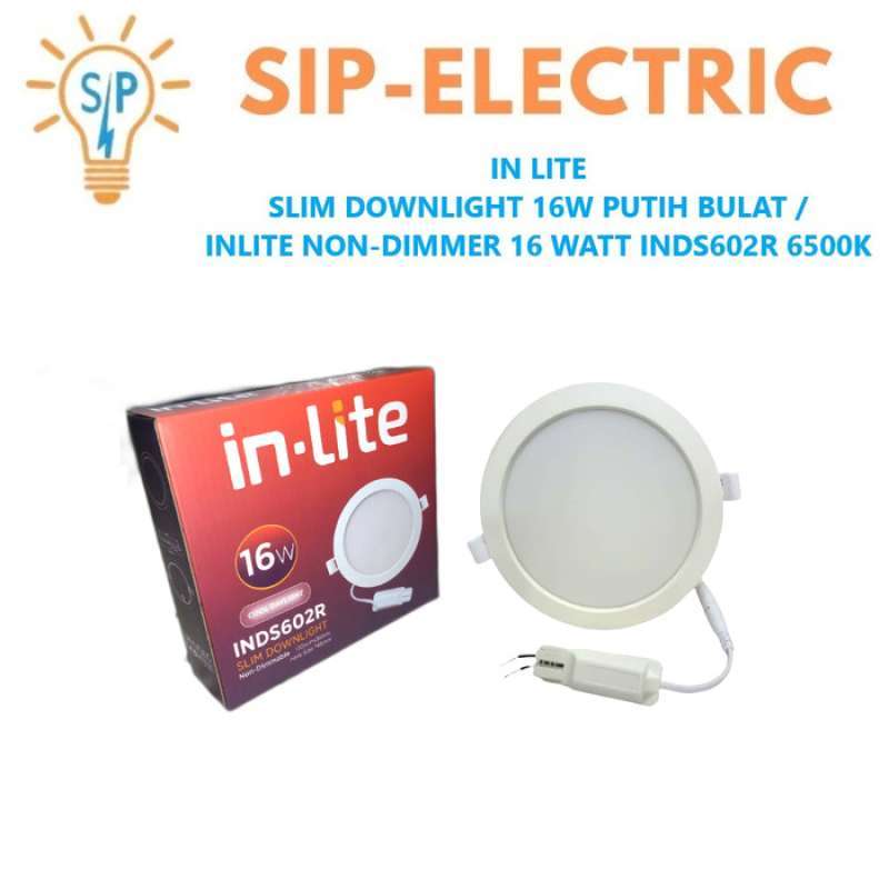 Jual Inlite Lampu Downlight Panel Bulat 16w In Lite Inds602r 16 Watt Putih Di Seller Sip ...