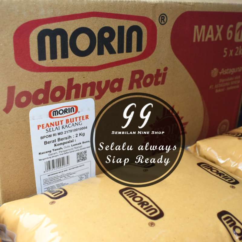 Jual Morin Peanut Butter 2 Kg Selai Kacang Creamy Selay Creammy Pinat ...