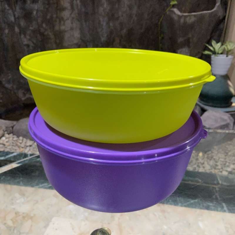 Promo Tupperware Jumbo Bowl Set 2 pcs ukuran 3 Liter & 4 Liter Diskon ...