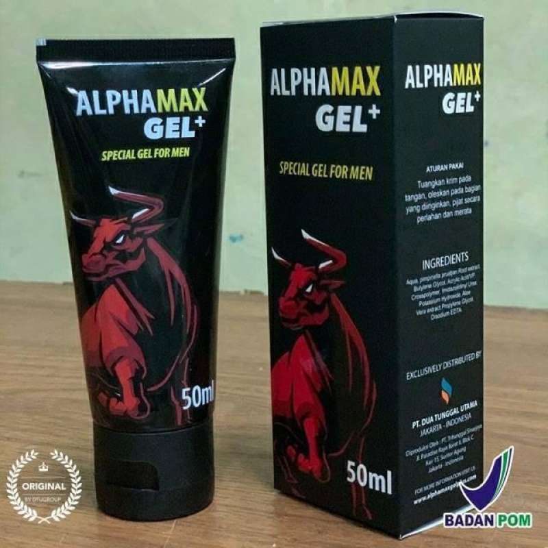 Jual Alphamax Gel Stamina Pria Original Berkualitas Bpom Di Seller Toko ...
