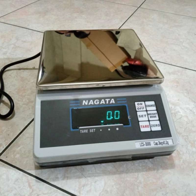 Promo Timbangan Nagata LCS 3000 1.2 kg/3kg/6kg Diskon 1% di Seller Taylaa Shop - Wanasari, Kab ...