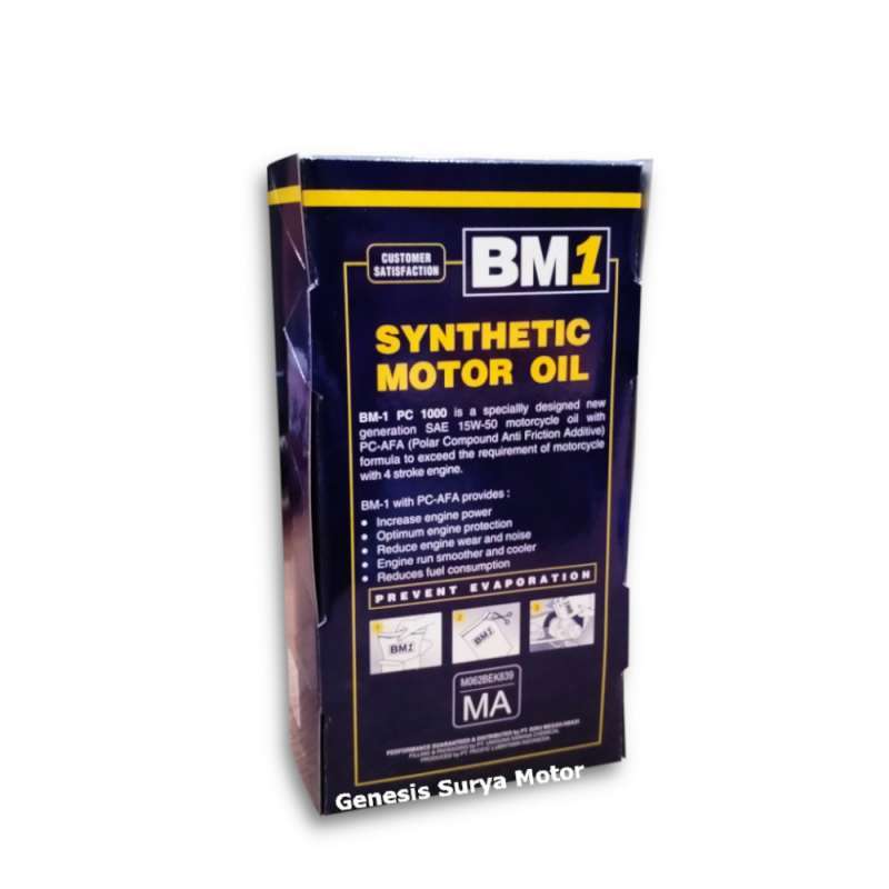 Promo Oli Bm1 Pc1000 15w50 1lt Diskon 5% Di Seller Genesis Surya Motor ...