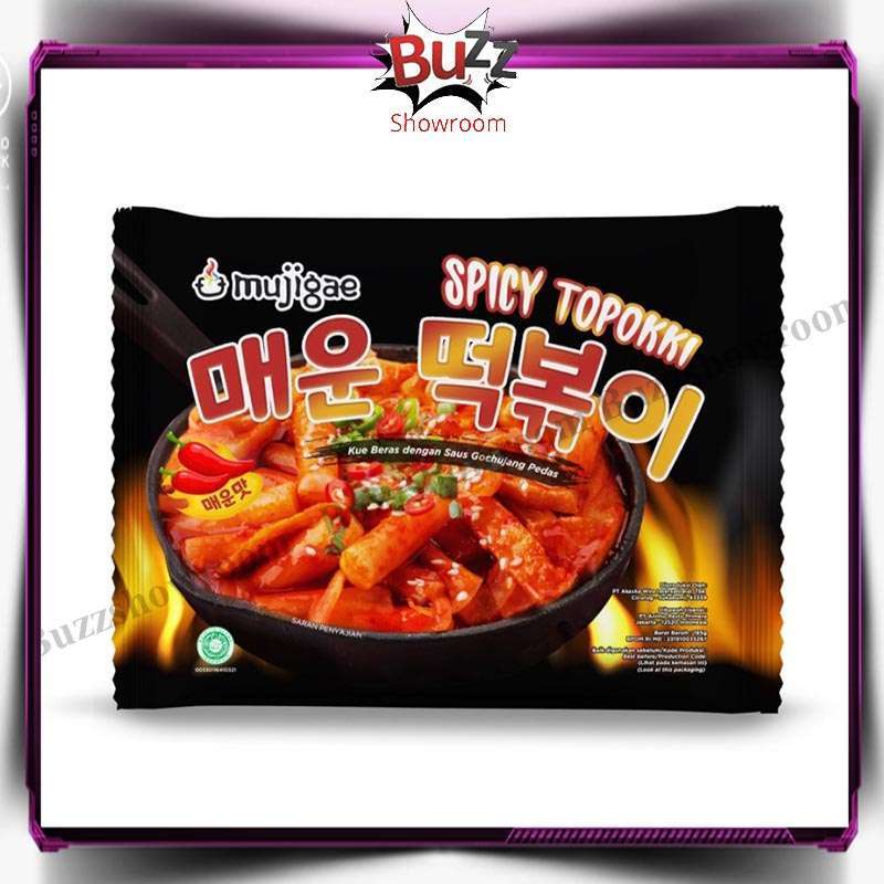 Jual Mujigae Spicy topokki tteokbokki 195gr Makanan Instant Korea Halal ...
