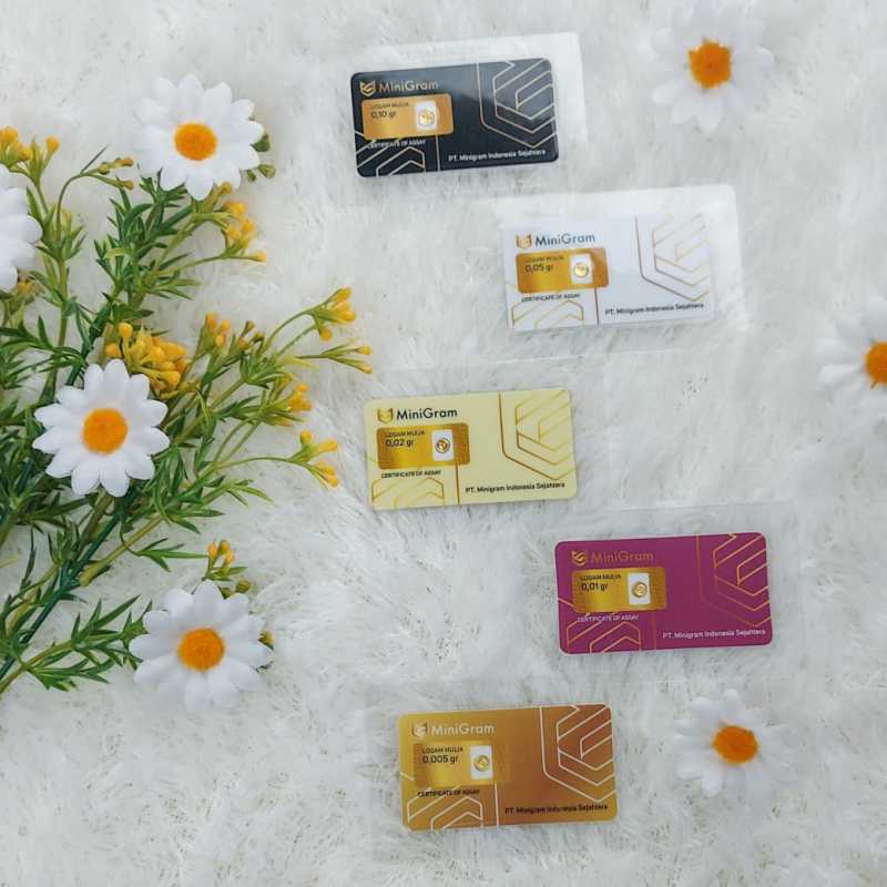 Jual Logam Mulia Minigram Emas Batangan 24 Karat Ukuran 0,005 Gram Di ...