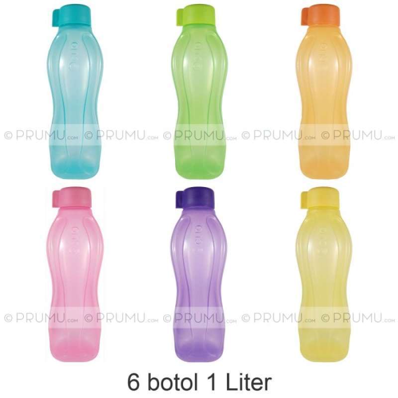 Jual 6 Botol Air Minum 1 Liter - Cleo Evo Di Seller Karenina Store ...