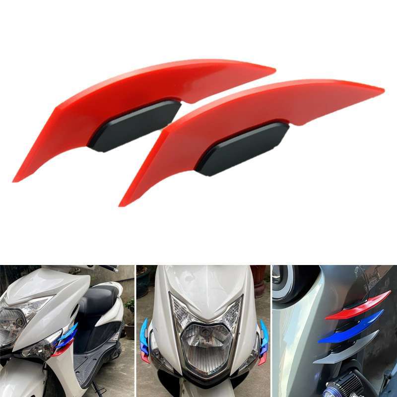 Jual Motorcycle Winglet Aerodynamic Spoiler Wing Fit For Electric ...