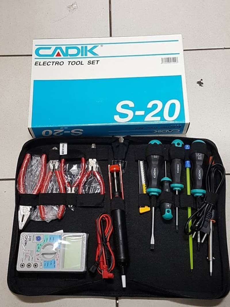 Jual Electro Tool Set Cadik S-20 Elektronik Toolset Cadik S20 Di Seller ...