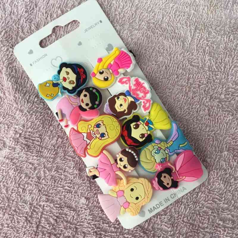 Jual Jepit Kartun Anak Import Princess Hello Kitty Peppa Pig Mermaid ...