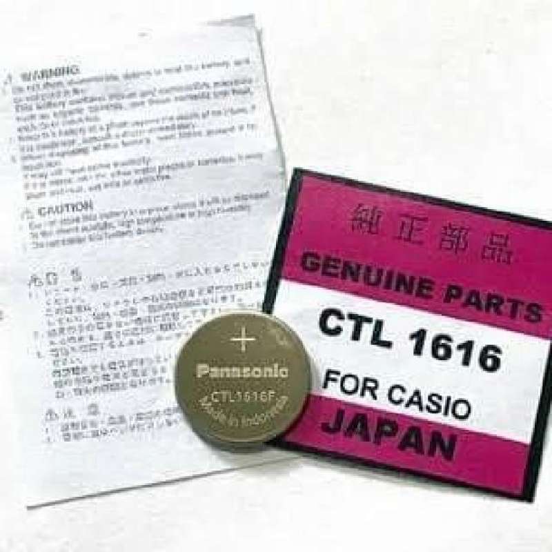 Jual Baterai Panasonic Ctl1616 Ctl-1616f Rechargeable Original Di ...