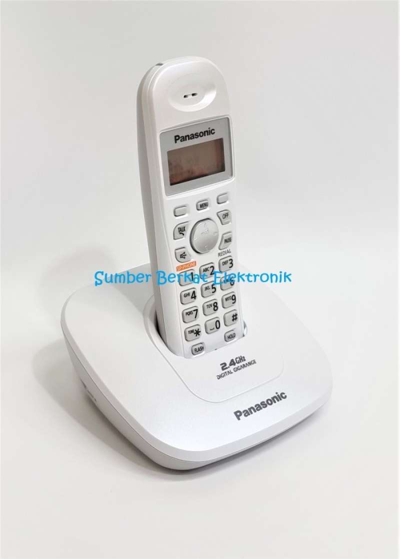 Promo Telepon Wireless Panasonic Telepon Rumah Wireless Kx-tg3611 Putih Diskon 10% Di Seller ...