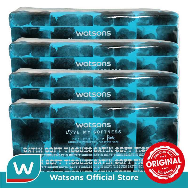 Promo Watsons Bundling X-Flower Softpack Tissue 250Sx4 Diskon 48% di ...
