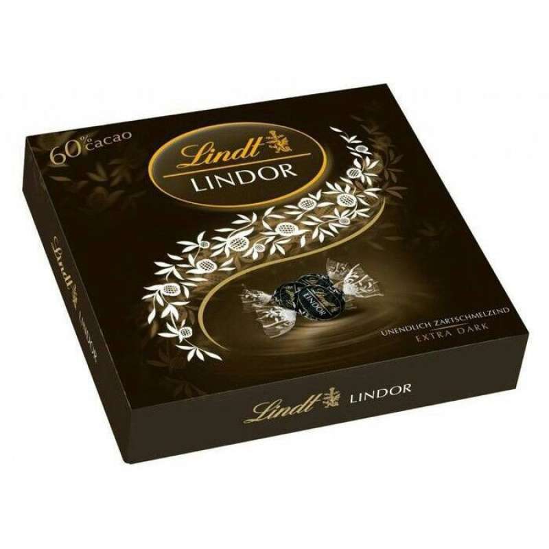 Jual LINDT LINDOR DARK 60% GIFT BOX [168 G] di Seller Farmers Market ...