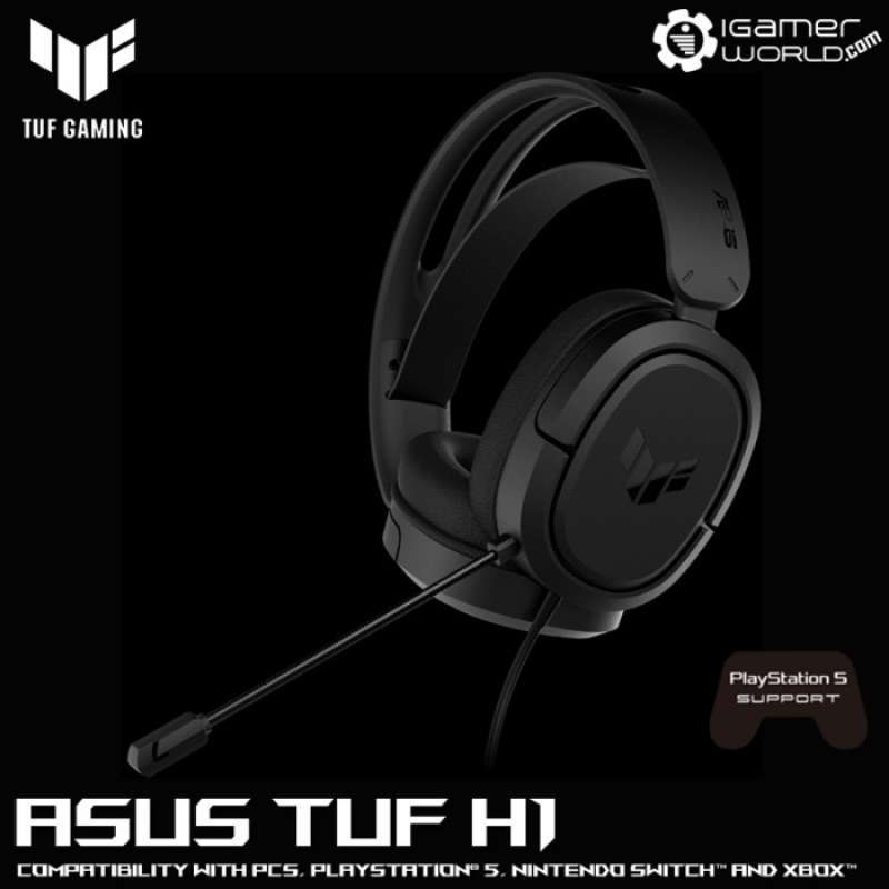 Promo Asus Tuf Gaming H1 Gaming Headset 7.1 Surround Sound With Deep ...