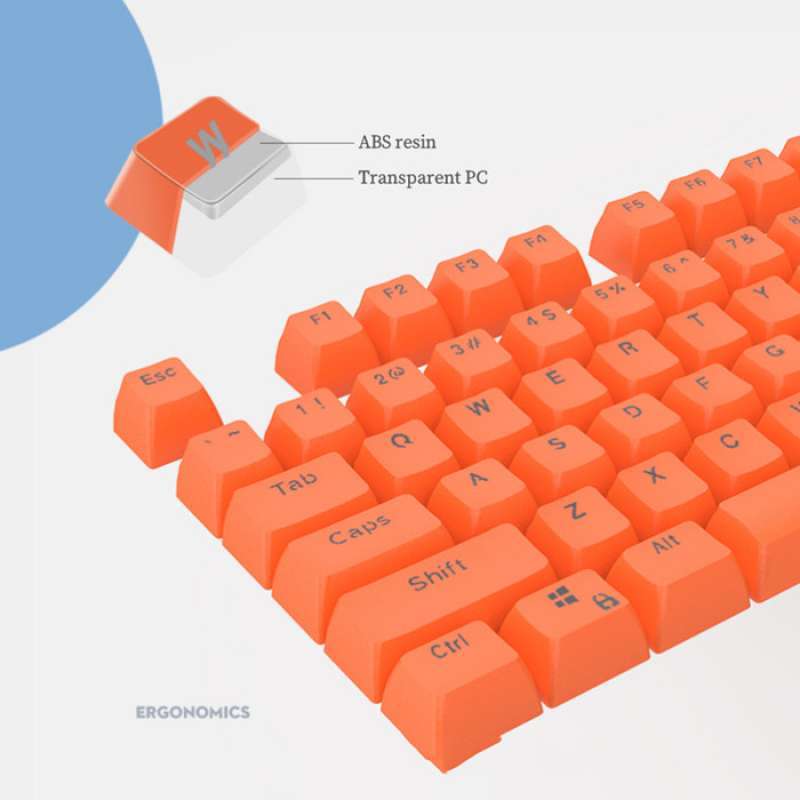 Promo Sa Big Letters Keycap Set | Abs Doubleshot | Sa Profile | 104 ...