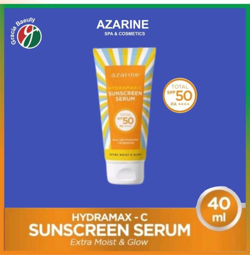 Jual Azarine Hydramax-C Sunscreen Serum SPF 50 PA ++++ di Seller Gracia Beauty cosmetics - Kota ...