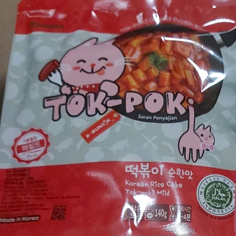 Jual Korinus K - Poki Tokpoki MILD 140 gr/ Tteokbokki / Toppoki / Tok ...