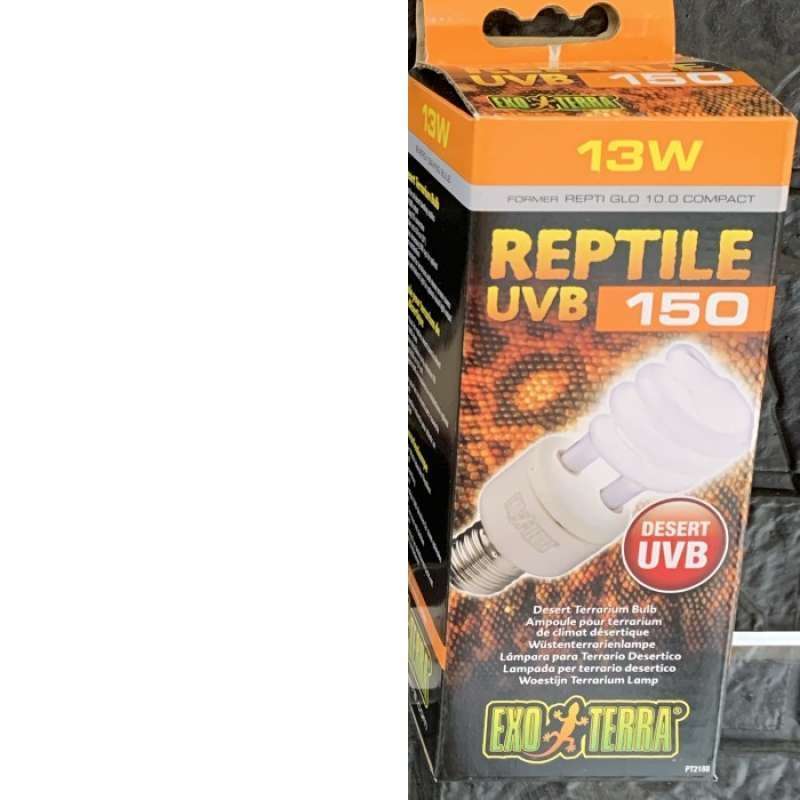 Promo Reptile Uvb Exoterra 150 13W Torto Lizard Iguana Diskon 10% di Seller Allure Store ...