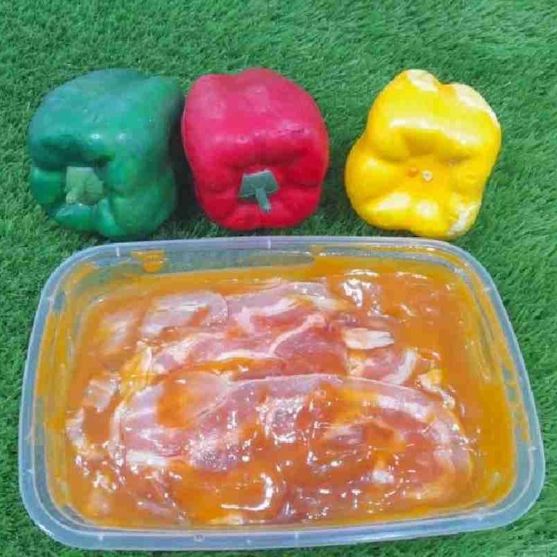 Jual Daging Slice Marinasi Rendah Lemak / Daging Slice Marinasi @500gr ...