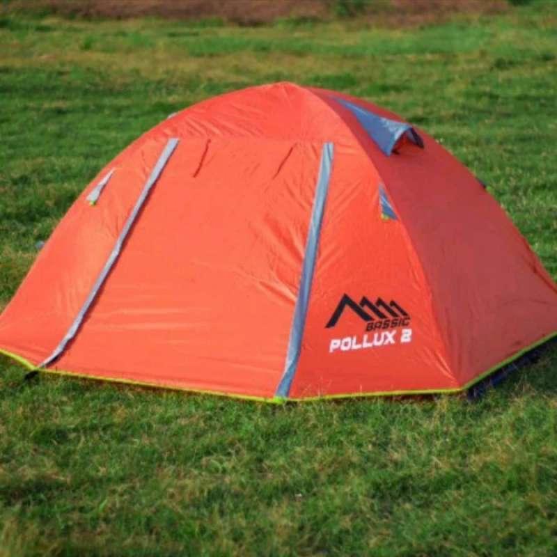 Promo Tenda Camping Basic Pollux 2P Frame Alloy - Orange Diskon 10% di ...