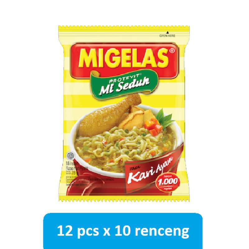 Promo Migelas Protevit Mie Instan [28 gr/ 120 pcs/ Karton] Diskon 5% di ...