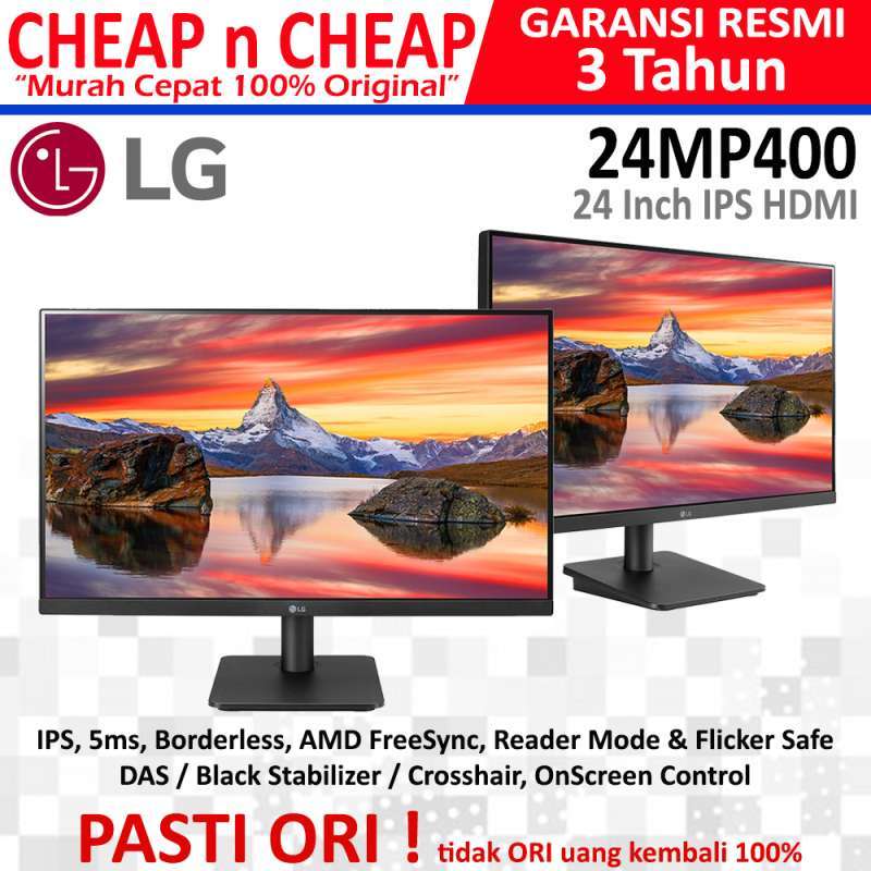 Jual LG 24MP400 IPS HDMI VGA - Monitor 24 Inch di Seller Cheap N Cheap ...