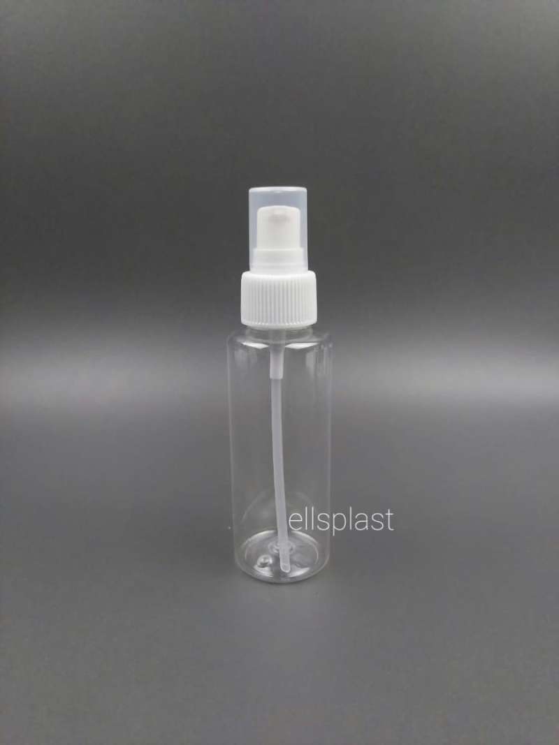 Jual BOTOL PUMP TREATMENT 100 ML / BOTOL RF 100 ML NATURAL TUTUP PUMP di Seller ELLSPLAST ...