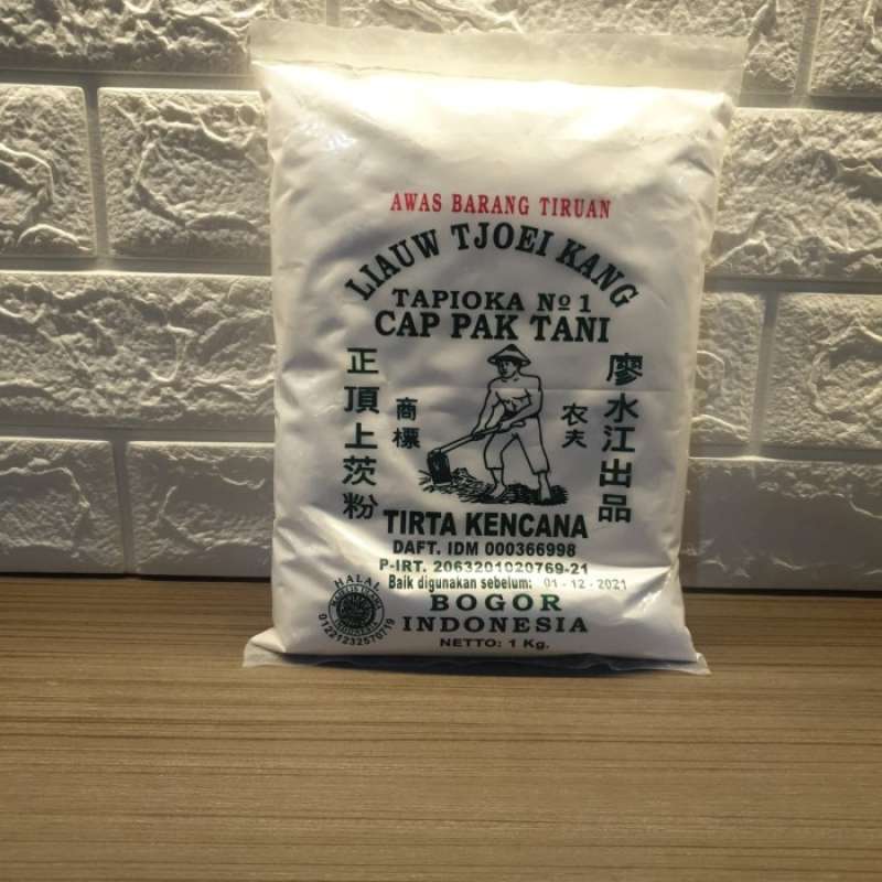 Promo OEM Tepung Tapioka Cap Pak Tani Liaw Tjoei Kang Halal Tirta ...