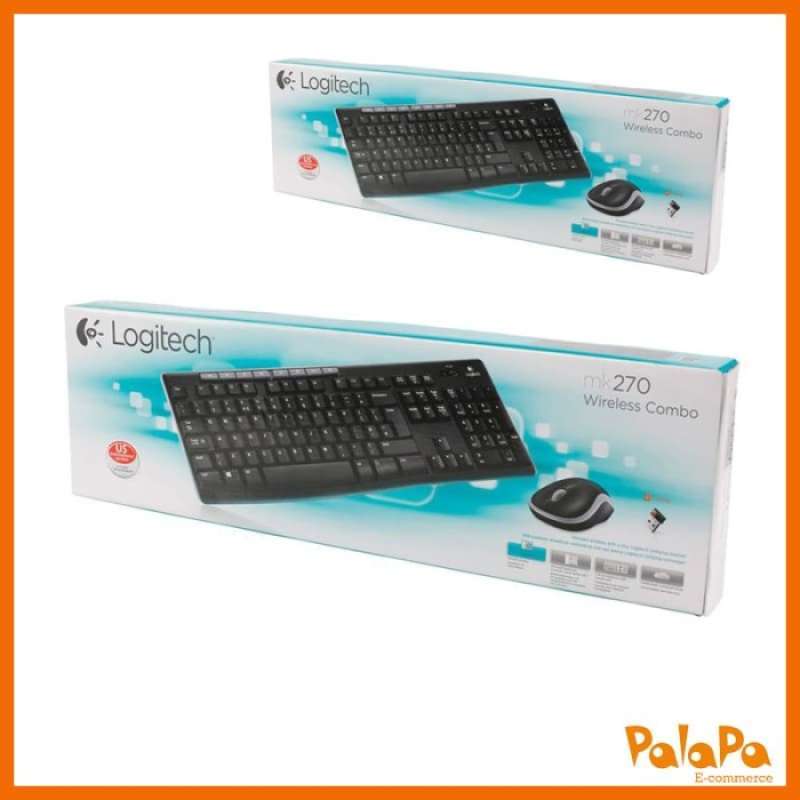 Promo Logitech Wireless Mouse & Keyboard Mk270 Diskon 9% di Seller ...