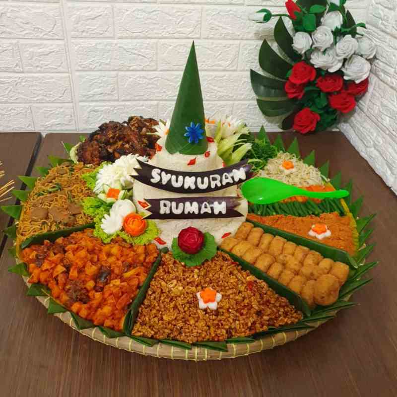Jual Nasi Tumpeng Kuning Ukuran Besar Porsi Bervariasi - Porsi 30 Di ...