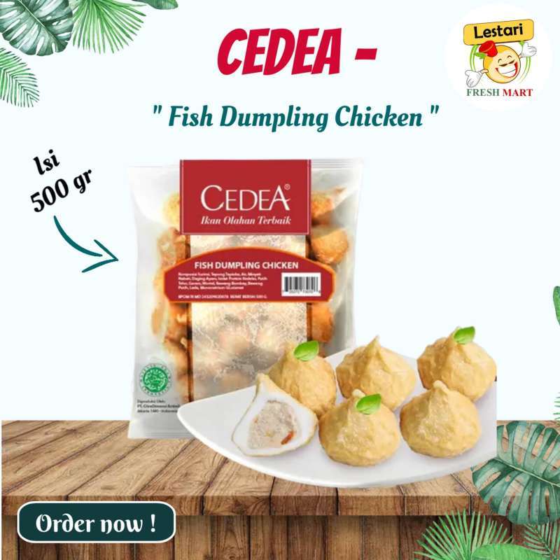 Jual Cedea Fish Dumpling Chicken 500 gr | Olahan Ikan Dumpling Ayam ...
