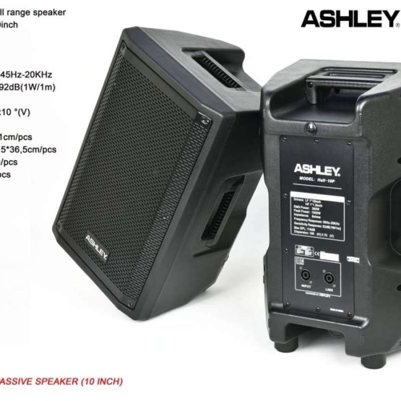 Jual Ashley pasif Speaker hall 10P pasiv harga 1 unit di Seller SMoky ...