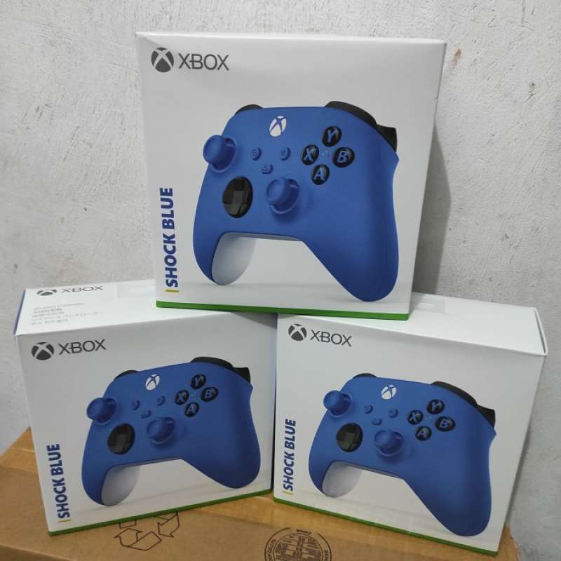 Jual Stick Stik Xbox One Series S X Wireless Controller Shock Blue di ...