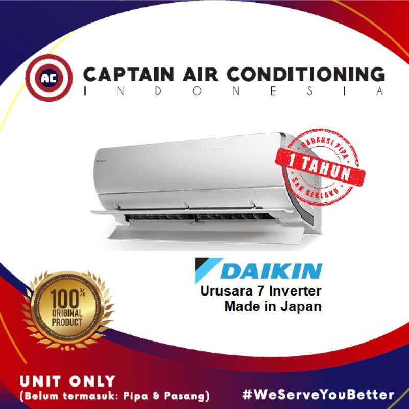 Promo DAIKIN AC Split FTXZ-25 / FTXZ25 1 PK Urusara 7 Diskon 8% di ...
