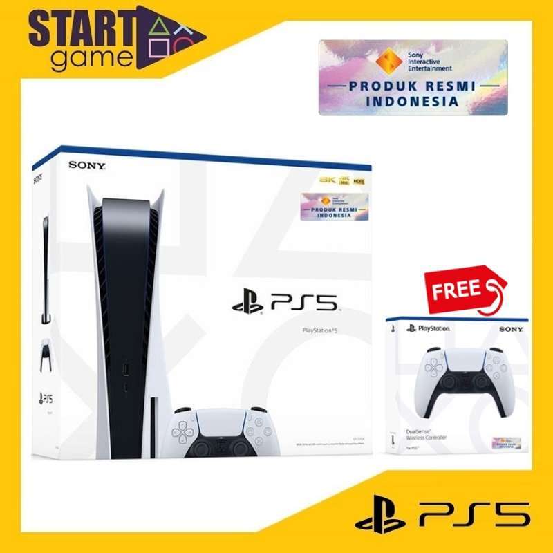 Promo SONY PS5 Playstation 5 Disc Version SONY INDONESIA + FREE Extra ...
